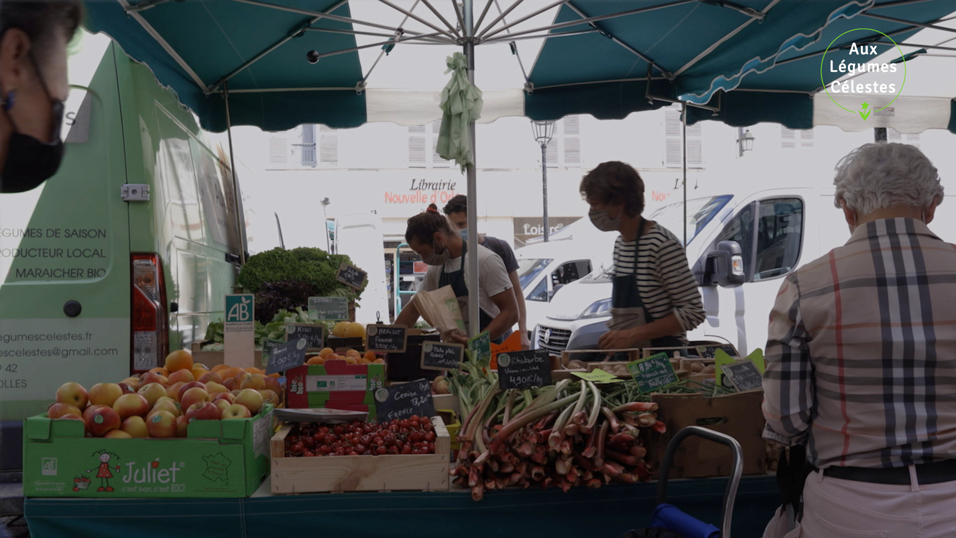 Nous trouvez sur les marchés d'Orléans | Aux Légumes Célestes